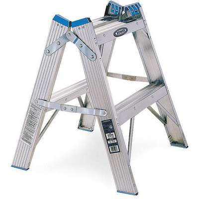 911101-5 Werner 3-Step, Aluminum Step Stand with 300 lb. Load Capacity ...