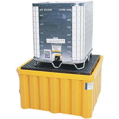 915582-3 Ultratech Uncovered, Polyethylene IBC Containment Unit; 400 ...