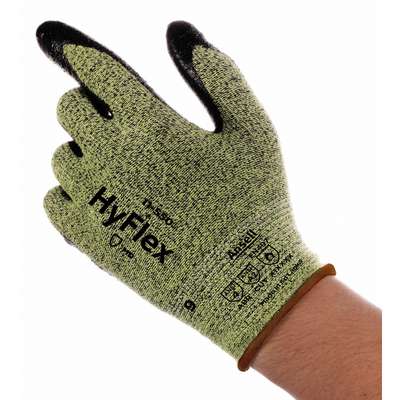 931382-1 Hyflex Cut-Resistant Gloves, 10, A2 ANSI/ISEA Cut Level, Palm, Foam Nitrile Glove ...