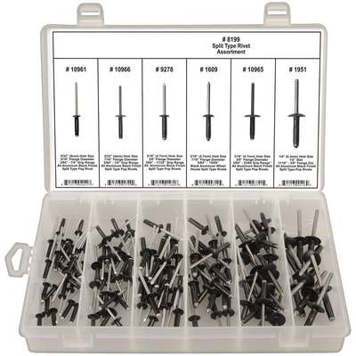 1553 Disco Split Type Rivet Assortment | Imperial Supplies