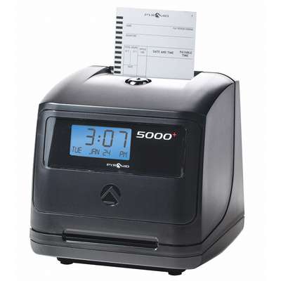 930613-6 Pyramid Surface, Wall-Mount Card Swipe Time Clock, 7-1/4"H x 7 ...