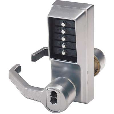 916762-2 Mechanical Push Button Lockset, 5 Button, Vandal Resistant ...