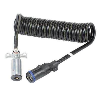 51195 Phillips 12 ft. Dual to Single Pole Liftgate Cord, Coiled, 4 AWG ...