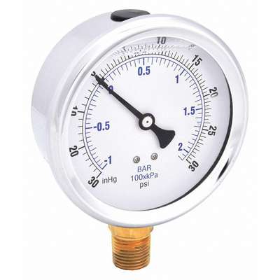 PIC GAUGES 201L-402CC Industrial Compound Gauge | Imperial Supplies