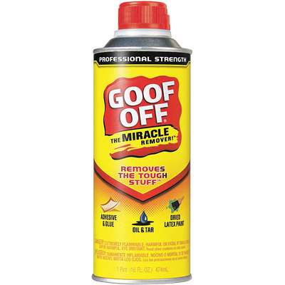 912005 Goof Off Adhesive, Grease, Marker, Paint, Tar Remover, 16 oz ...
