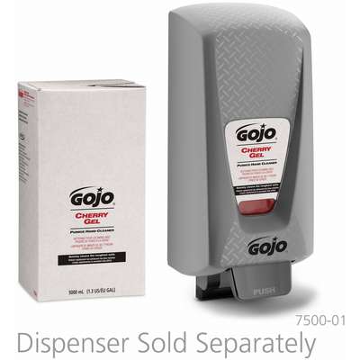 4131 Gojo Gel Industrial Hand Cleaner; 5000 mL, Cherry Scented ...