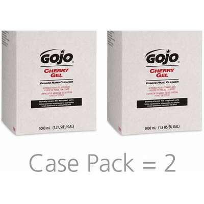 4131 Gojo Gel Industrial Hand Cleaner; 5000 mL, Cherry Scented ...