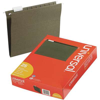 911621-5 Universal Hanging File Folders: 9 3/8 in H, 11 3/4 in W, 3/4 ...