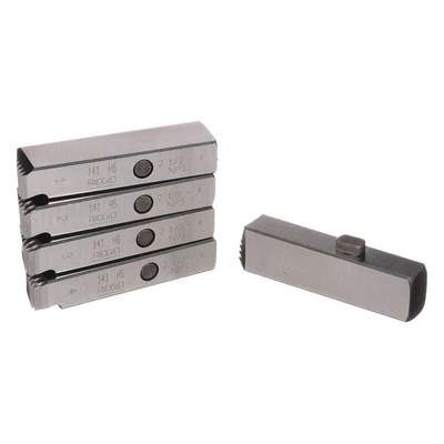 932560 Ridgid Pipe Dies Set for Threading Machine Die Heads, For Nominal Pipe Size 2-1/2" to 4 ...