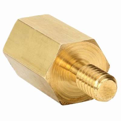 911277 Brass Adaptor, 1/4" -20 x 3/8" -16 Thread Size | Imperial Supplies