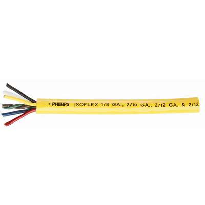 6069 Phillips 7 Connector, Yellow 100' ISO Cable | Imperial Supplies
