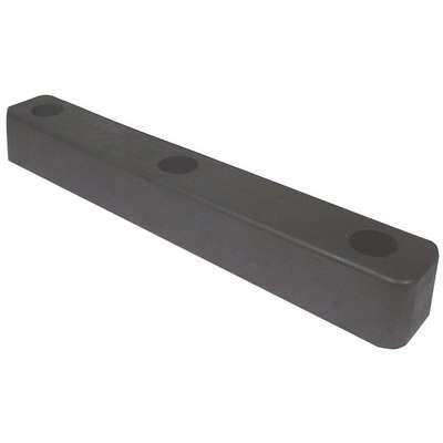 4833 Rectangular, Fiber Reinforced Nyracord Rubber Dock Bumper; 2" D x ...
