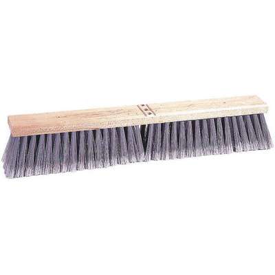 920669-1 Tough Guy Push Broom: Wood, 24 in Sweep Face, No Handle Broom ...