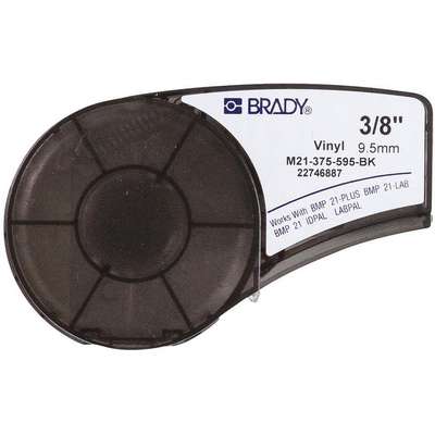 927858 Brady Continuous Label Roll Cartridge: 3/8" x 21 ft ...