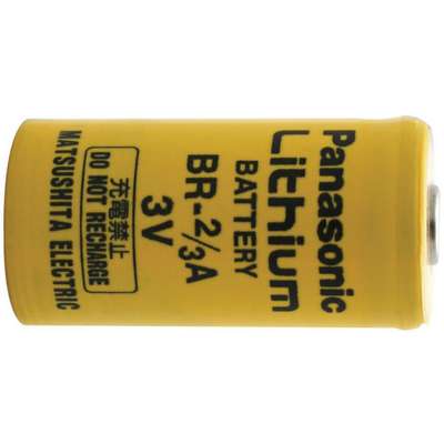 5268 Panasonic Lithium/Manganese Dioxide (LiMnO2) Battery, 3 V, BR 2/3A ...