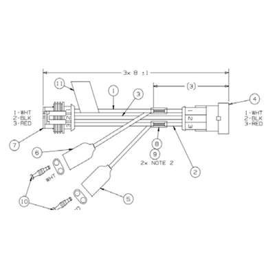 86159 Truck-Lite Pulse Adapter w/Dummy Plug, Fit-n-Forget AMP, .180 ...