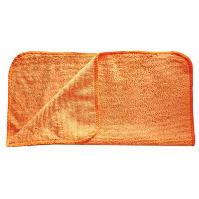 924960-5 Medium Duty, Microfiber Cloth, Orange, 12" x 12", PK 12 ...