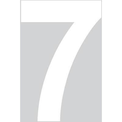 5415 3"H Decal Number Label 7, High Gloss | Imperial Supplies