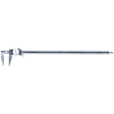 926913-4 Westward 0-24" Range Stainless Steel Inch Dial Caliper with 0. ...