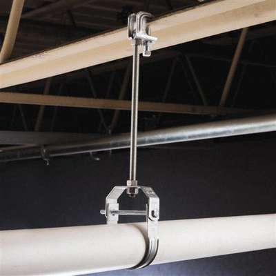 937450-3 Clevis Hanger: Electro-Galvanized/Pre-Galvanized Steel, 4 in ...