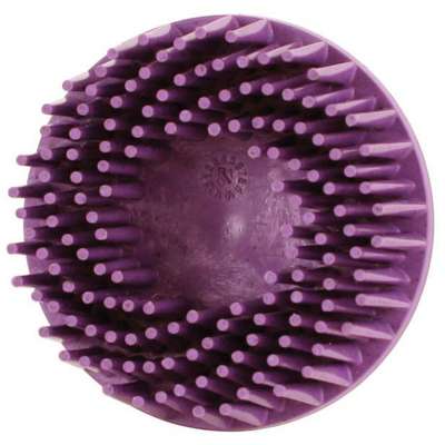 74387 3M Scotch-Brite Roloc Bristle Disc, 2", 36 Grit, Purple ...