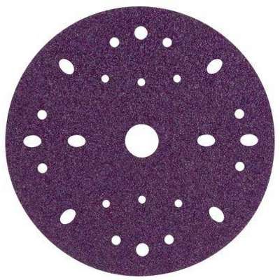 77459 3M 6" Abrasive Disc, 40+ Grit, Precision Shaped Ceramic, Purple ...