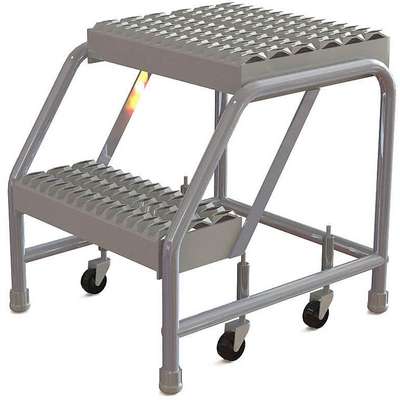 920707-6 Tri-Arc TriArc 2-Step, Aluminum Rolling Step with 350 lb. Load ...