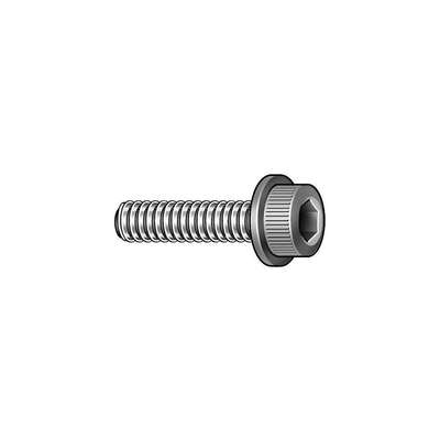 933350-9 Cylindrical Flanged, Flange Head Cap Screw, M8-1.25, Steel ...