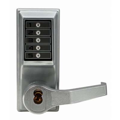 927321-6 Mechanical Push Button Lockset, 5 Button, Vandal Resistant ...