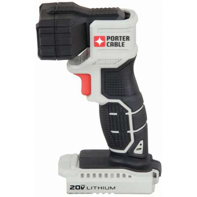 918063-2 Porter Cable Cordless Flashlight: 20.0 V, Bare Tool, LED, 120 ...