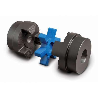 929904-4 L190 Size 1-5/8" Sintered Iron Jaw Coupling Hub, Keyway Size ...