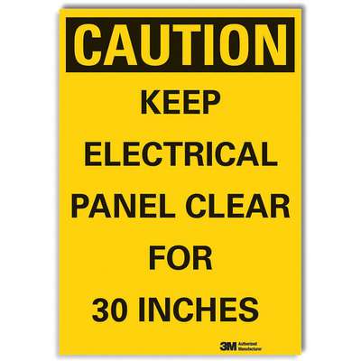 923148 Lyle Electrical Panel Caution Reflective Label: Reflective ...