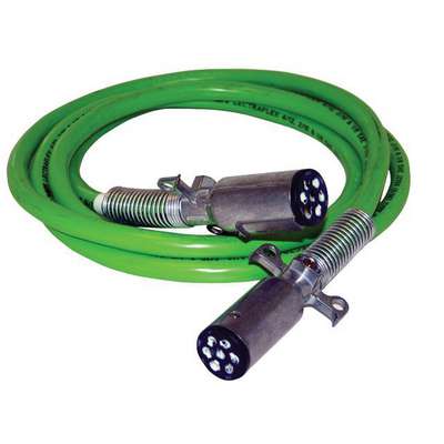 74755 Phillips Lectraflex 7 ft. 7-Way ABS Cord Straight, Green, Zinc ...