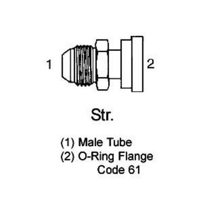 99543 Split Flange Adapter 50016 Straight 1-1/2 X 1-1/2 | Imperial Supplies