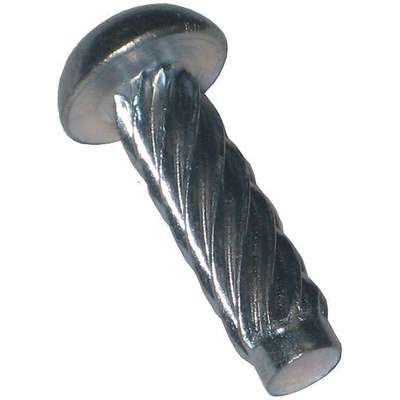929635-1 U Drive Screw: 3/16 in Lg, Knurled, 304 Stainless Steel, Plain ...