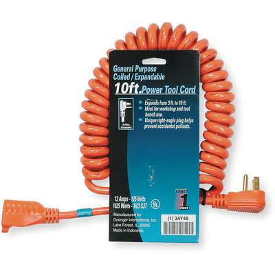 911230-2 Power First 3 to 10 ft. Indoor Extension Cord; Max Amps: 13.0 ...