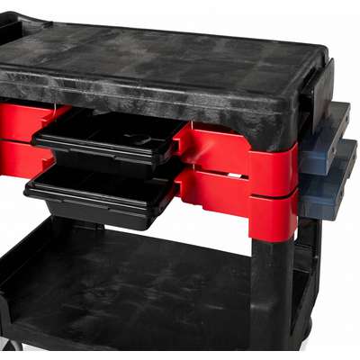 924966-3 Rubbermaid Mobile Cabinet Workbench, Structural Foam Plastic ...