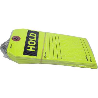 924049-3 Badger Tag & Label Corp Hold Tag: Hold, Reason___Signed___Date ...
