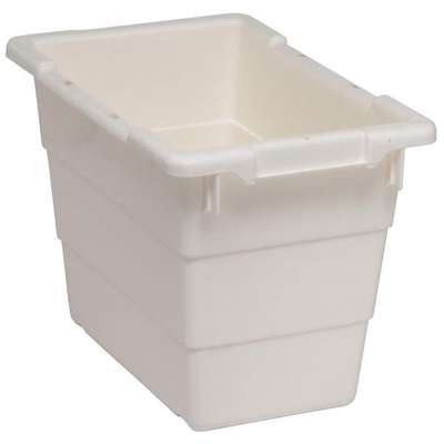 930208-6 Quantum Storage Systems Cross Stacking Container, White, 12" H ...