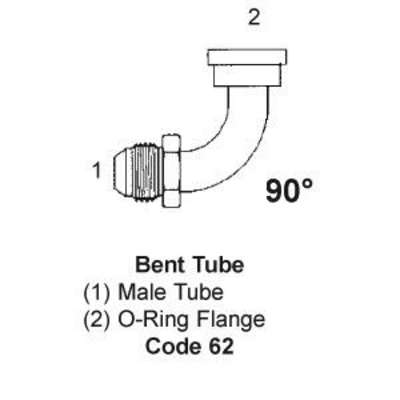 96887 Split Flange Adapter 90 Degree 2" X 2" | Imperial Supplies
