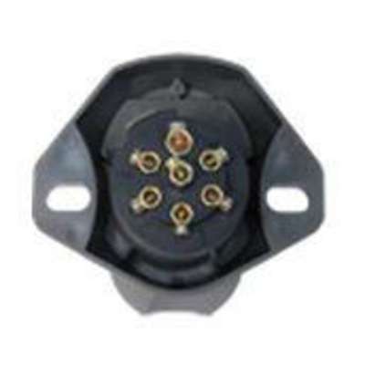 78464 Tectran 7-Way Socket, Bullet Terminals, Split Pins, Locking Clip ...