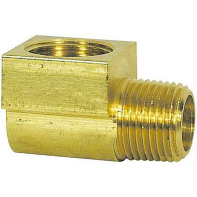90° Male Elbow, Inverted Flared Fitting, Brass, 3/8" x 3/8" | Imperial ...
