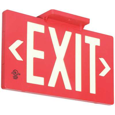 928355-7 Exit Sign Format Traditional OSHA, Exit, Sign Header No Header ...