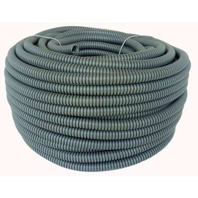 75214 100 ft. Polyethylene Split Loom; 1/4" Nominal Size, Gray ...