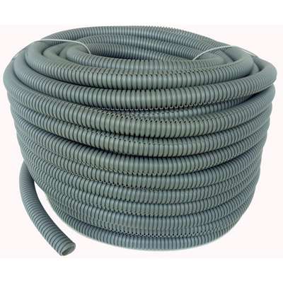 75215 100 ft. Polyethylene Split Loom; 3/8" Nominal Size, Gray ...