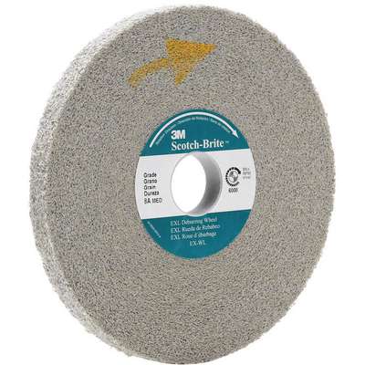910678-8 Scotch-Brite 6" Deburring Convolute Wheel, 1/2" W, 1" Arbor ...