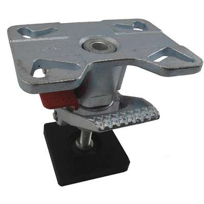 924602-7 Heavy-Duty Adjustable-Height Floor Lock, Steel, 6 1/4" to 8 ...