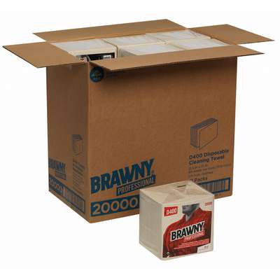 937194-2 Georgia-Pacific Dry Wipe, Brawny Professional D400, 12 1/2 in ...