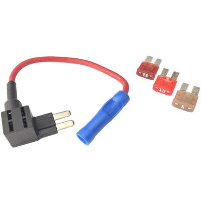 75273 Add-A-Fuse Micro 2, 10A, Black/Red, FHM Series | Imperial Supplies