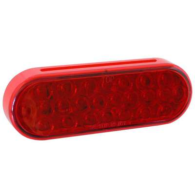 84221 Truck-Lite Signal-Stat, LED, Red, Oval, 24 Diode, Stop/Turn/Tail ...
